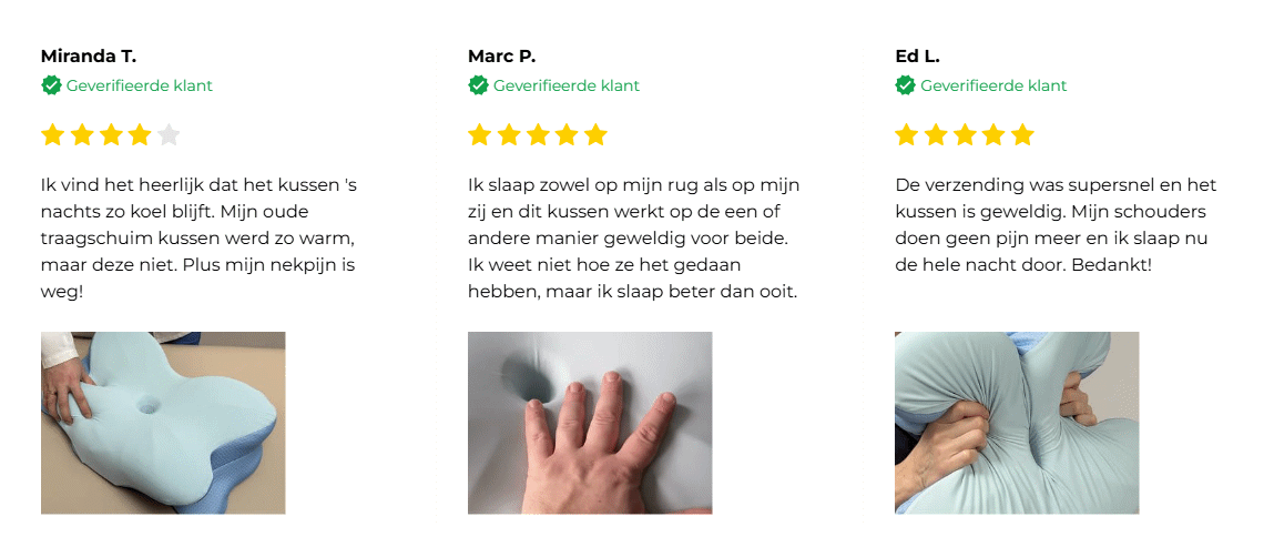 Derila Ergo kussen – Het kussen dat alles verandert